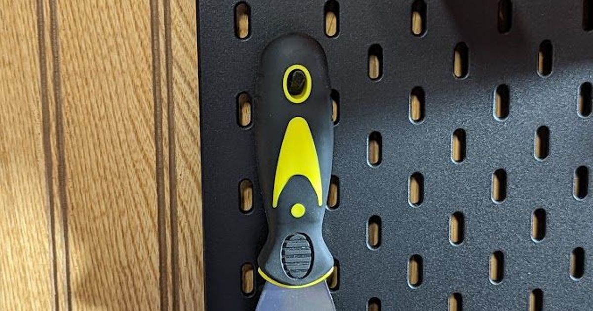 Skadis Scraper Peg by dtphantom | Download free STL model | Printables.com