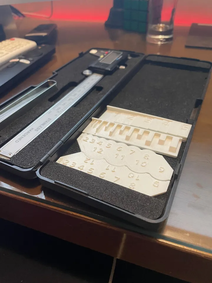 Fillet Radius Finder (Inner/Outer) - Design Reference Ruler 1 to 12mm ...