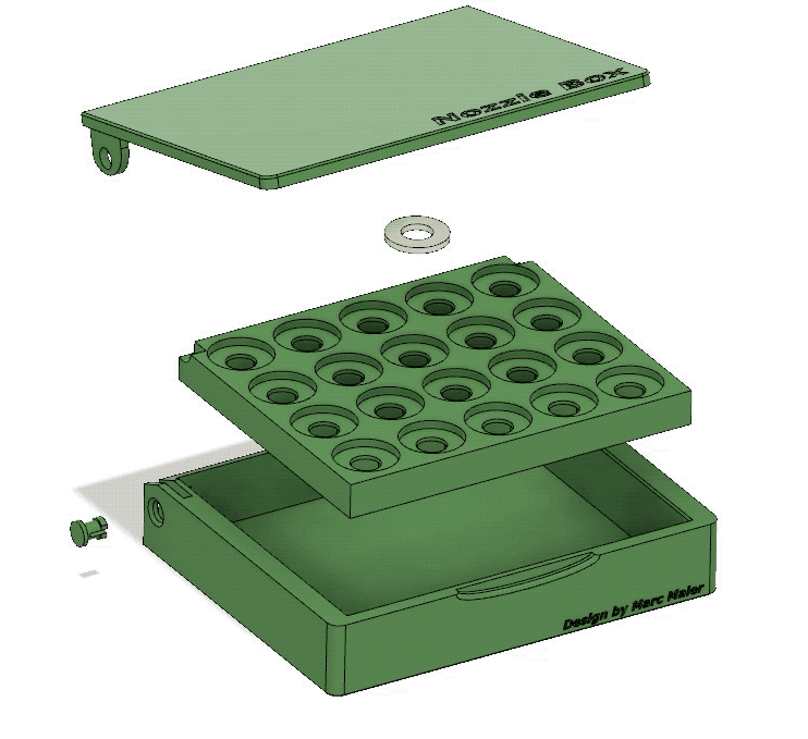 Nozzle Box by MakeThings3D | Download free STL model | Printables.com