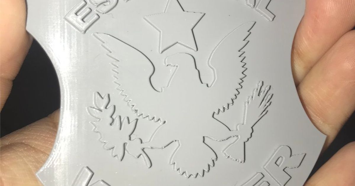 Essential Worker Badge by Zuul47 | Download free STL model | Printables.com