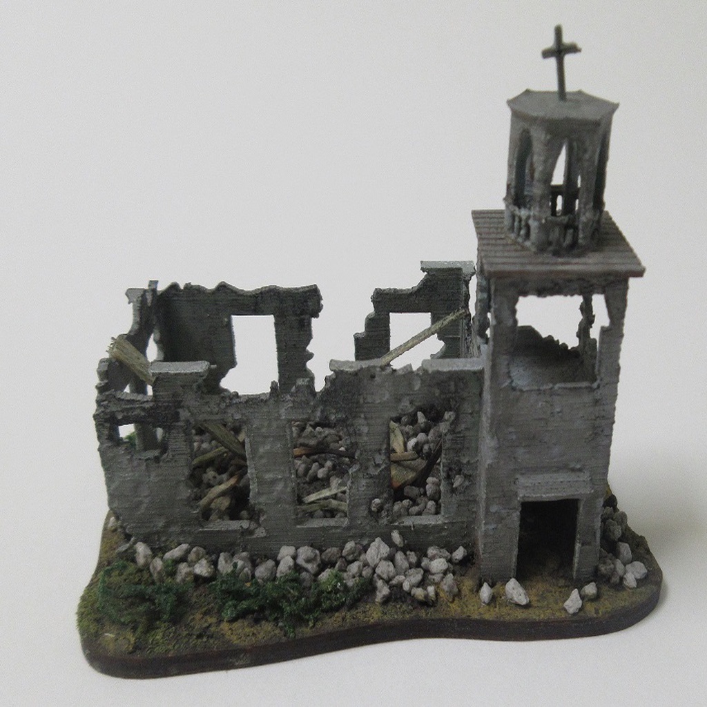 Ruined Church 28mm scale by Jerrycon | Download free STL model ...