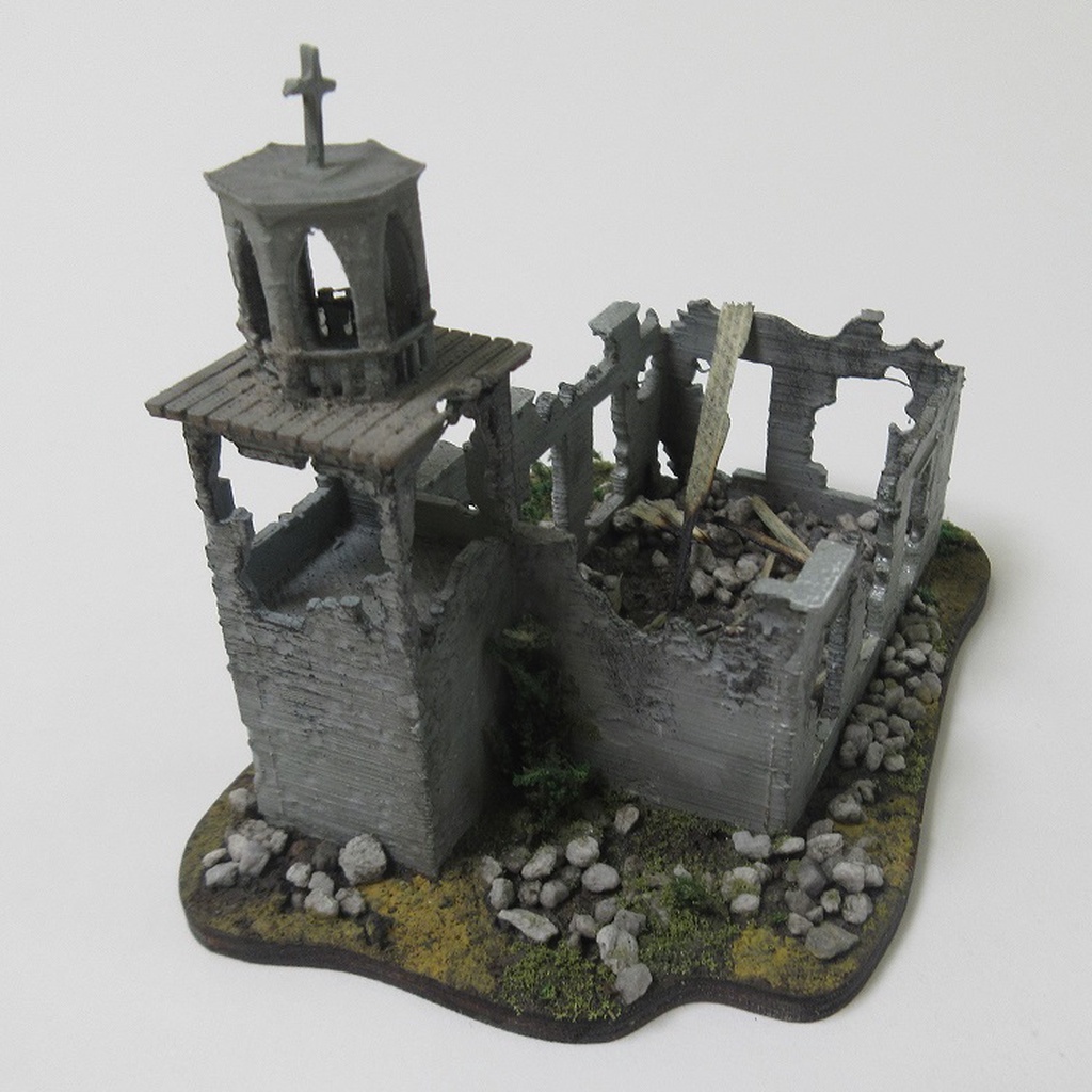 Ruined Church 28mm scale by Jerrycon | Download free STL model ...