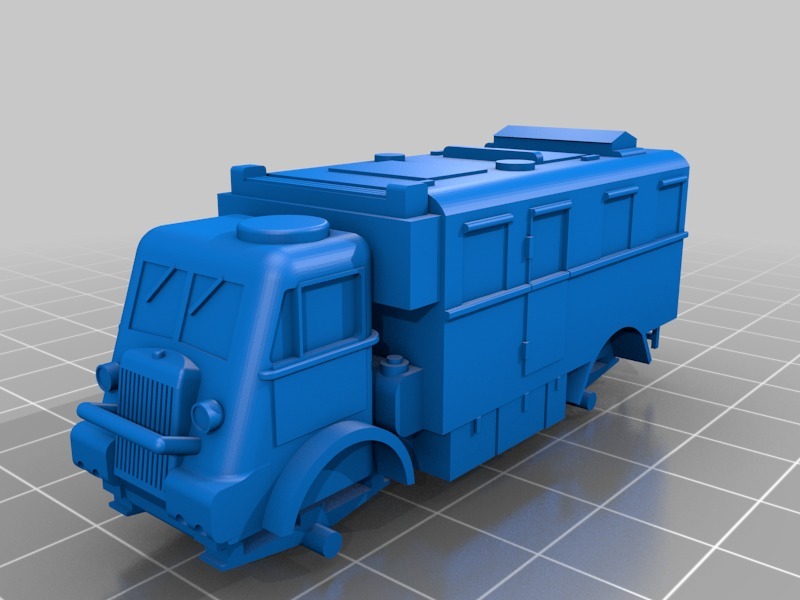 Bedford QL Truck by Jerrycon | Download free STL model | Printables.com