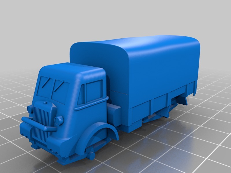 Bedford QL Truck by Jerrycon | Download free STL model | Printables.com