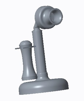 Candlestick Phone by Jerrycon | Download free STL model | Printables.com