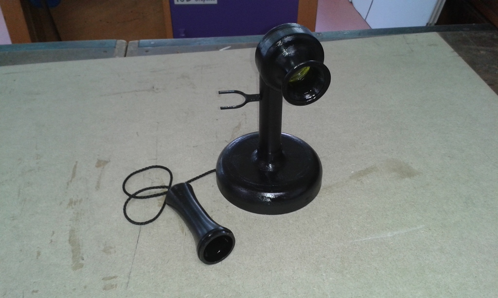 Candlestick Phone by Jerrycon | Download free STL model | Printables.com
