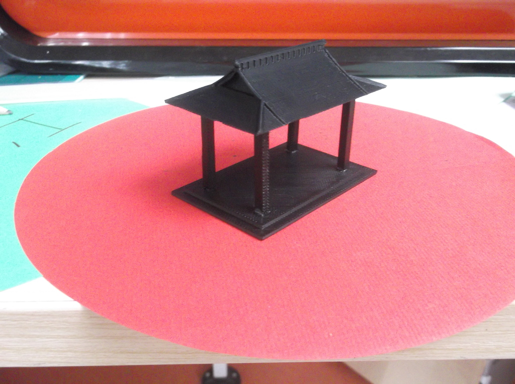 Bird table feeder Japanese inspired by Jerrycon | Download free STL ...