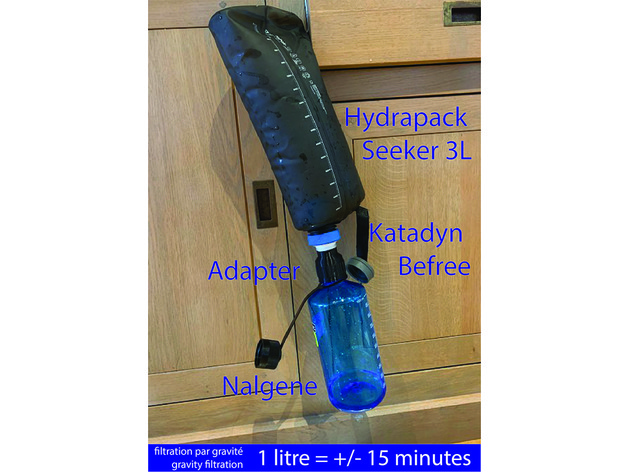Katadyn Befree to Nalgene Adapter by cmcfalls2 | Download free STL ...