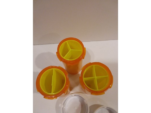 Medicine Rx Pill Bottle Organizers - 13d size bottle by cmcfalls2 ...