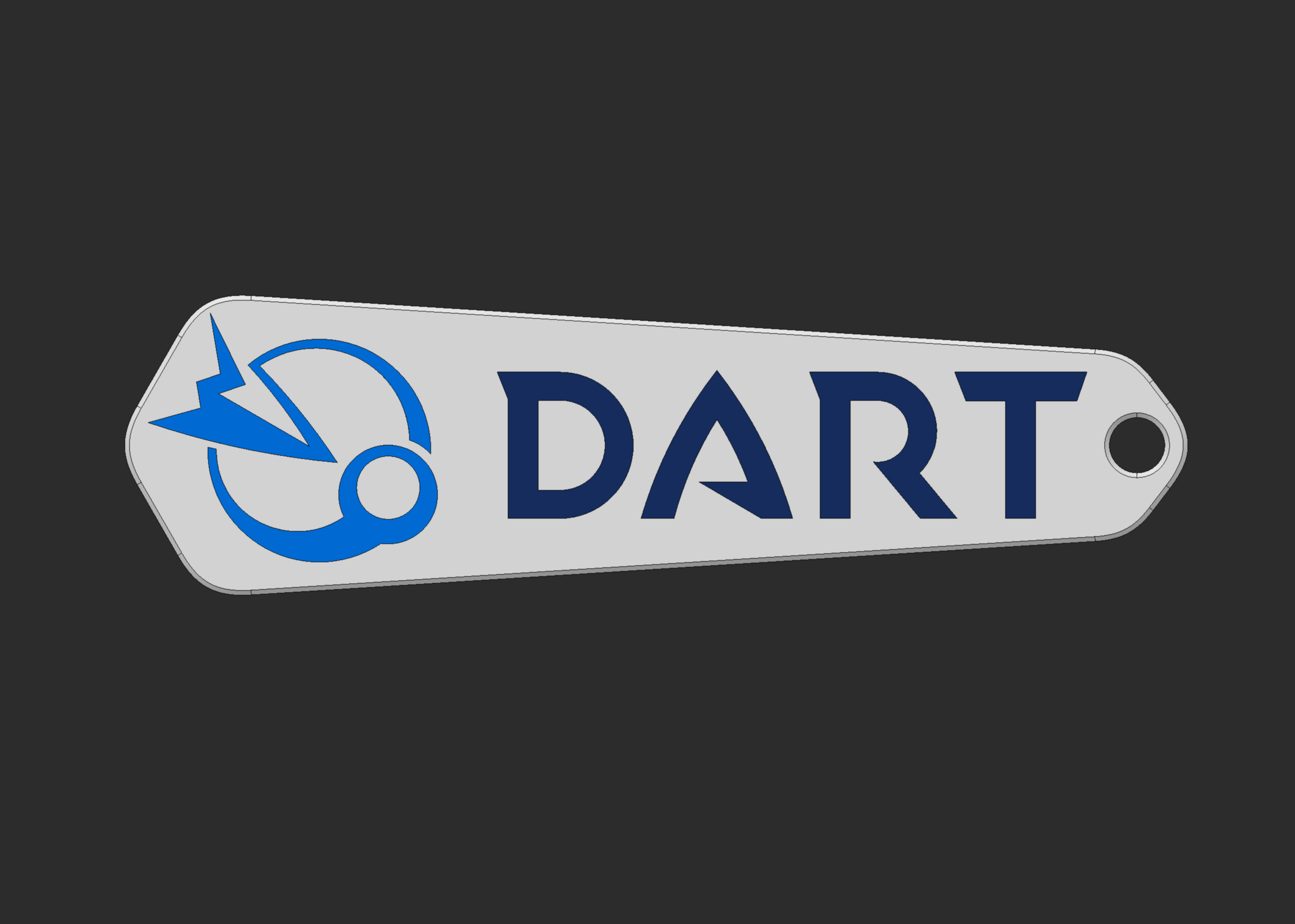 DART logo - keychains by rorys3D | Download free STL model | Printables.com