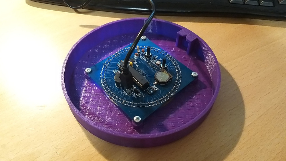 DS1302 DIY LED Clock housing for wall mount by Florian Mikulik ...