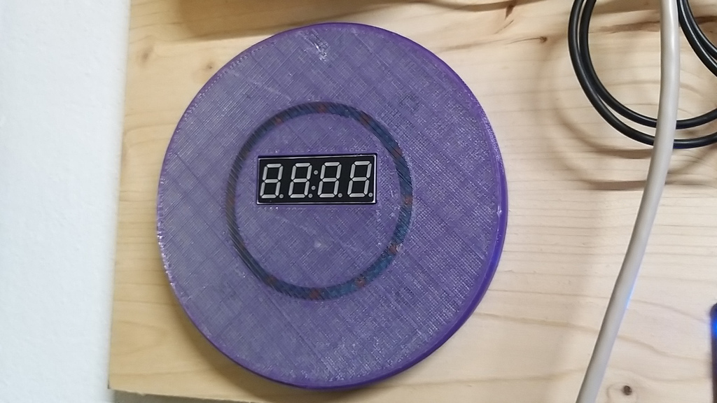 DS1302 DIY LED Clock housing for wall mount by Florian Mikulik ...