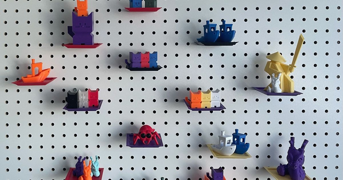 Pegboard shelf by Harti | Download free STL model | Printables.com