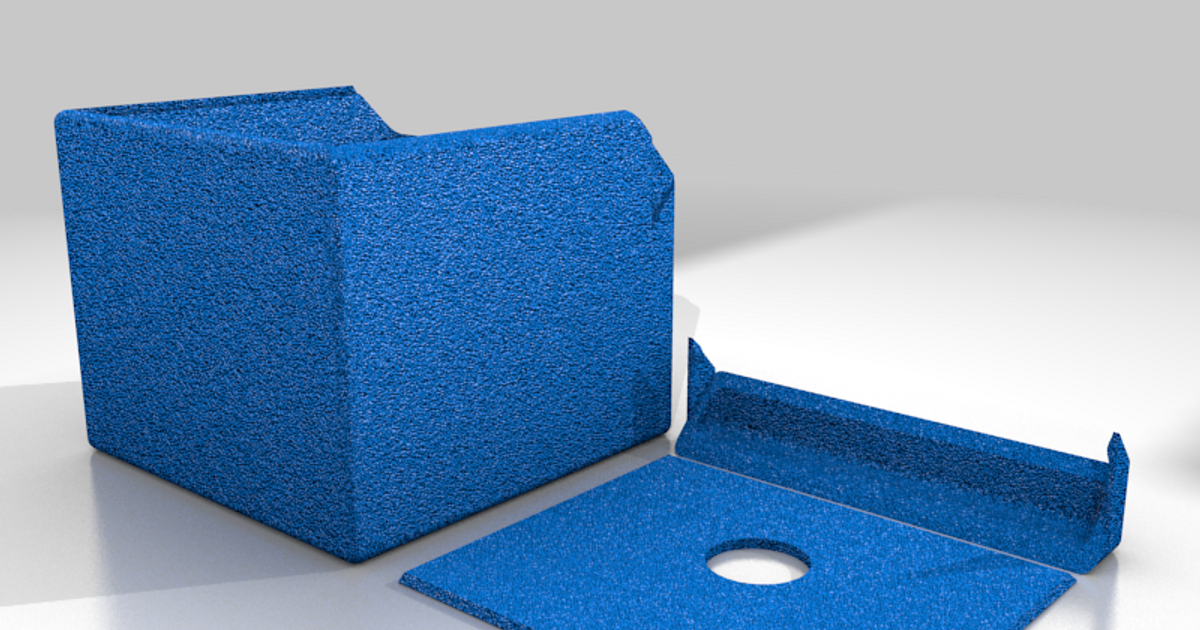 Box with Sliding Lid with Hole by MoldyWombat | Download free STL model ...