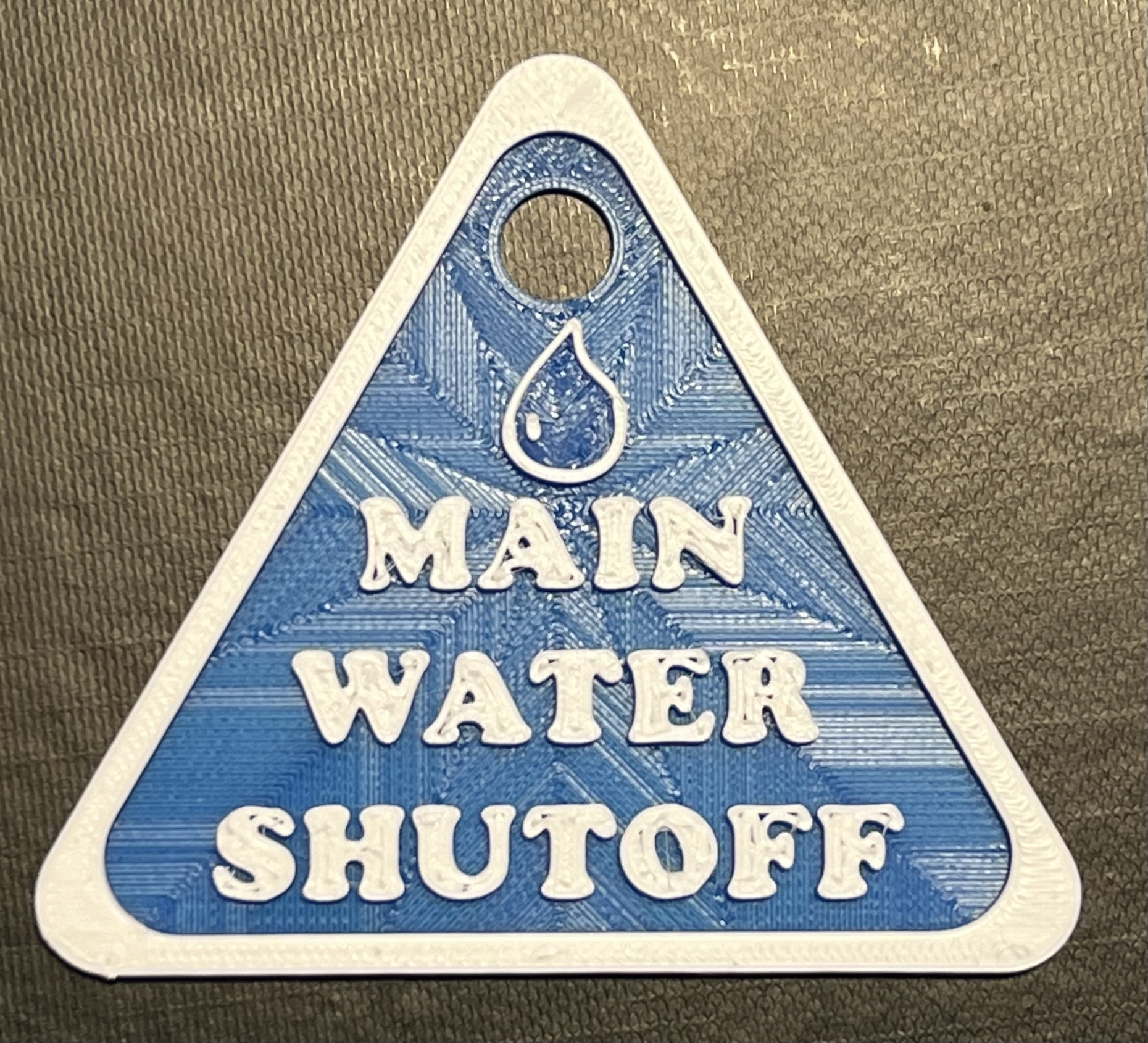 Water Shutoff Valve Identifier Tags by XYZBenchy | Download free STL ...