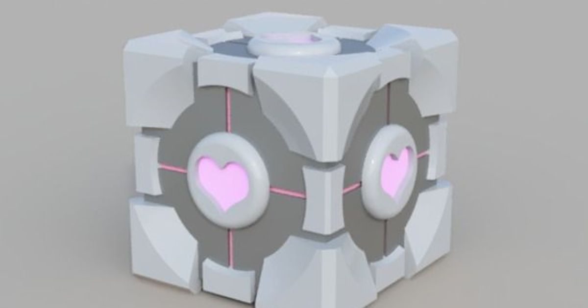Companion Cube by petruvius | Download free STL model | Printables.com
