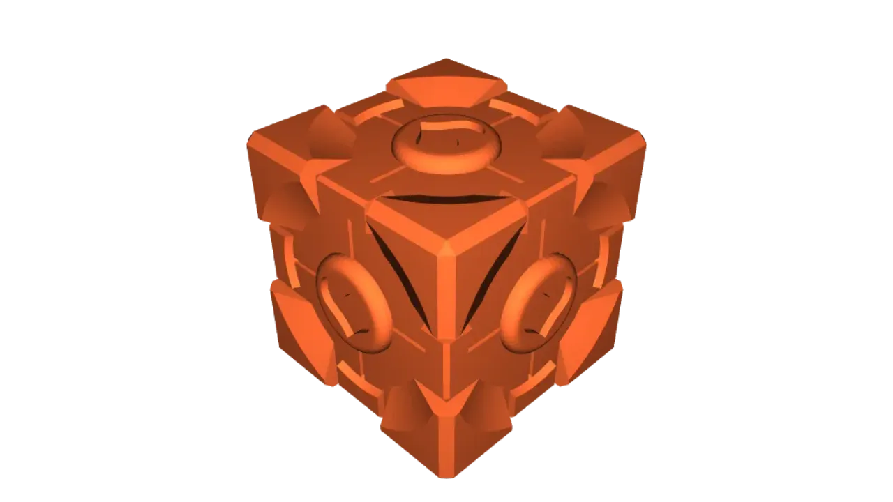 Companion Cube by petruvius | Download free STL model | Printables.com