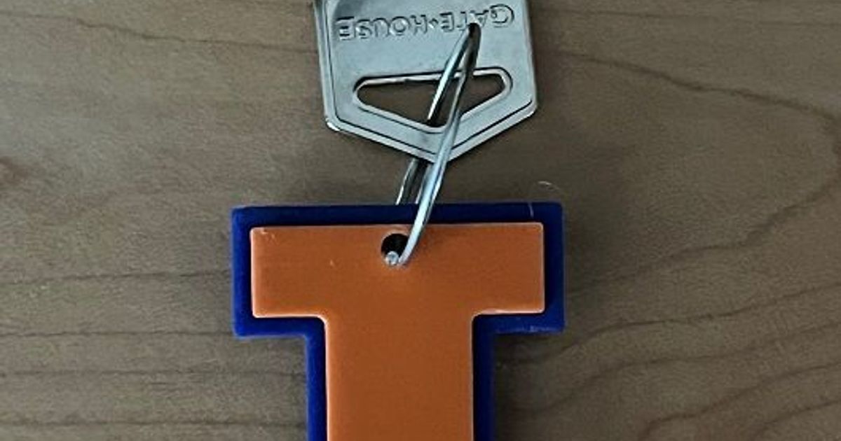 University of Illinois Key Chain by Bob Sulla | Download free STL model ...