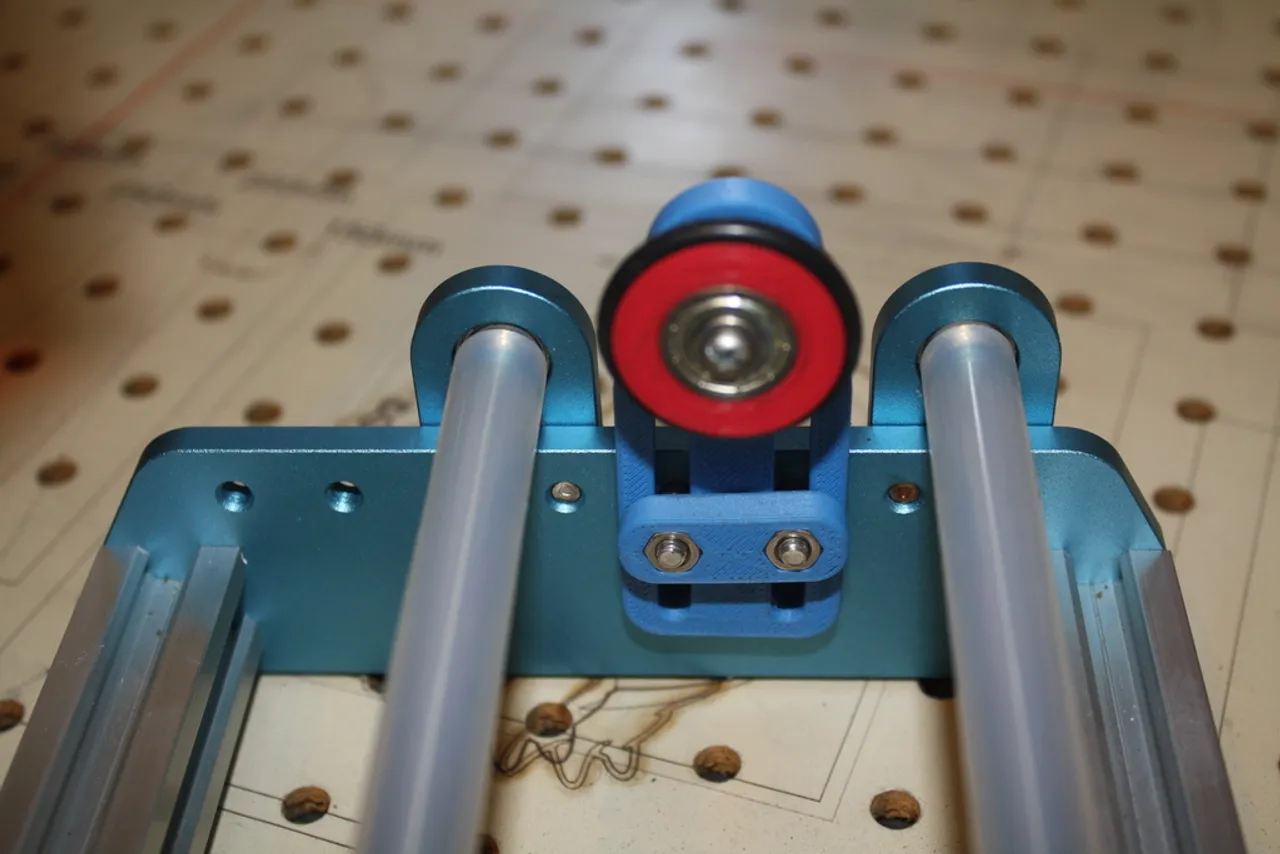 Rotary Laser Attachment Hold Down by rebeltaz | Download free STL model ...
