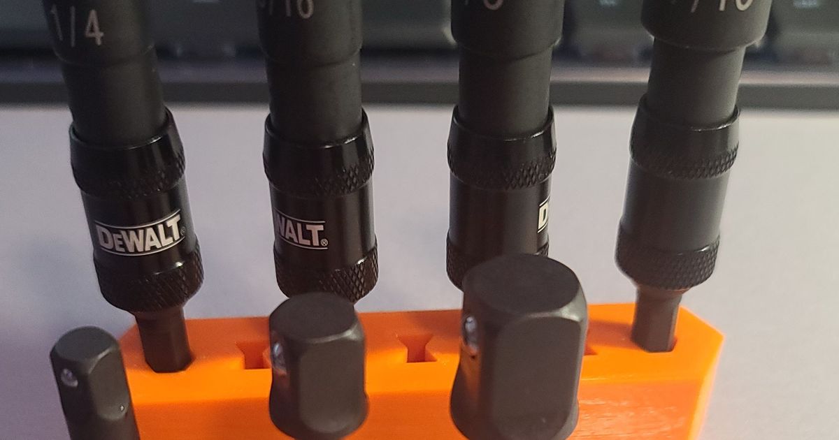 Impact Bit Holder by stinger81 | Download free STL model | Printables.com