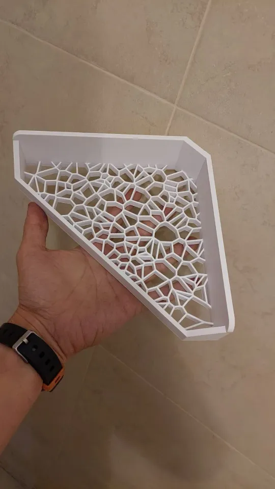 Corner shower shelf by Leandro Joaquin | Download free STL model ...