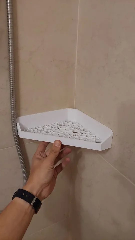 Corner shower shelf by Leandro Joaquin | Download free STL model ...