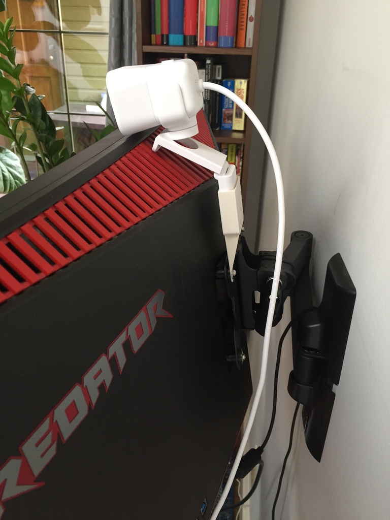 Logitech Streamcam Monitor Adapter by _joel | Download free STL model ...