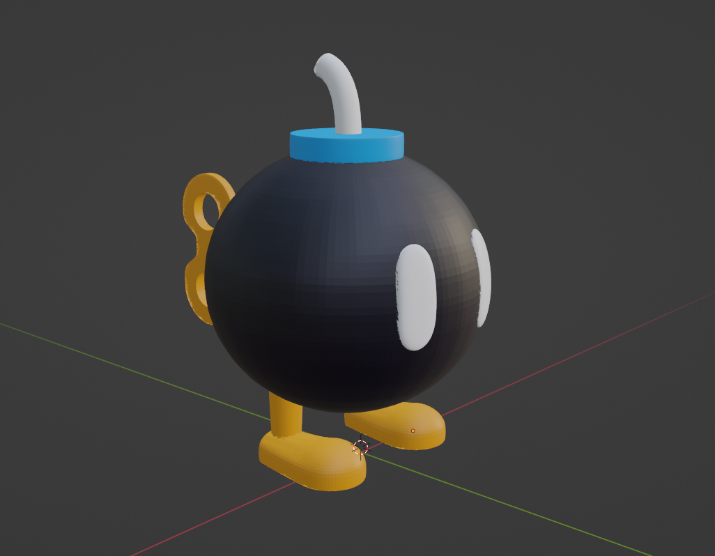 Mario's Bob-omb by Jean Brito | Download free STL model | Printables.com
