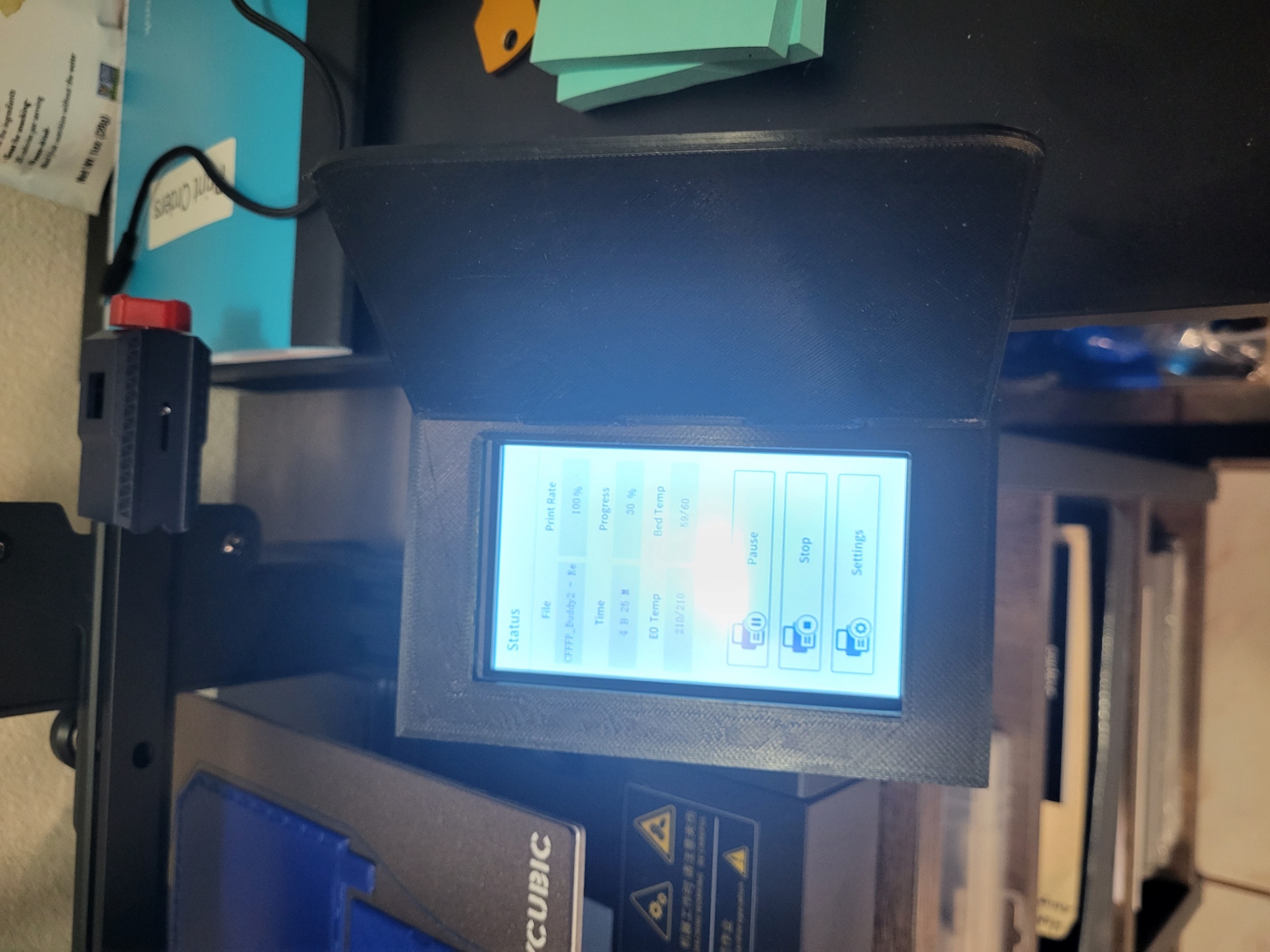 Anycubic Kobra screen cover by Fernie | Download free STL model ...