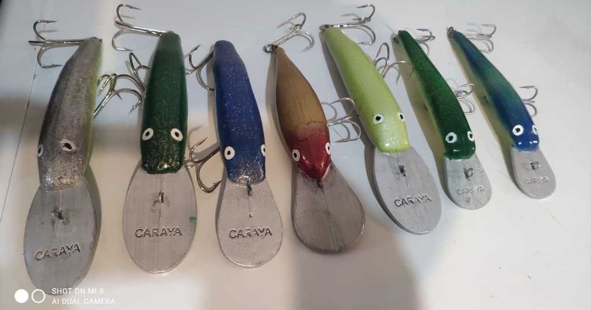 Mid water and depth Lures von Centorios | Kostenloses STL-Modell ...