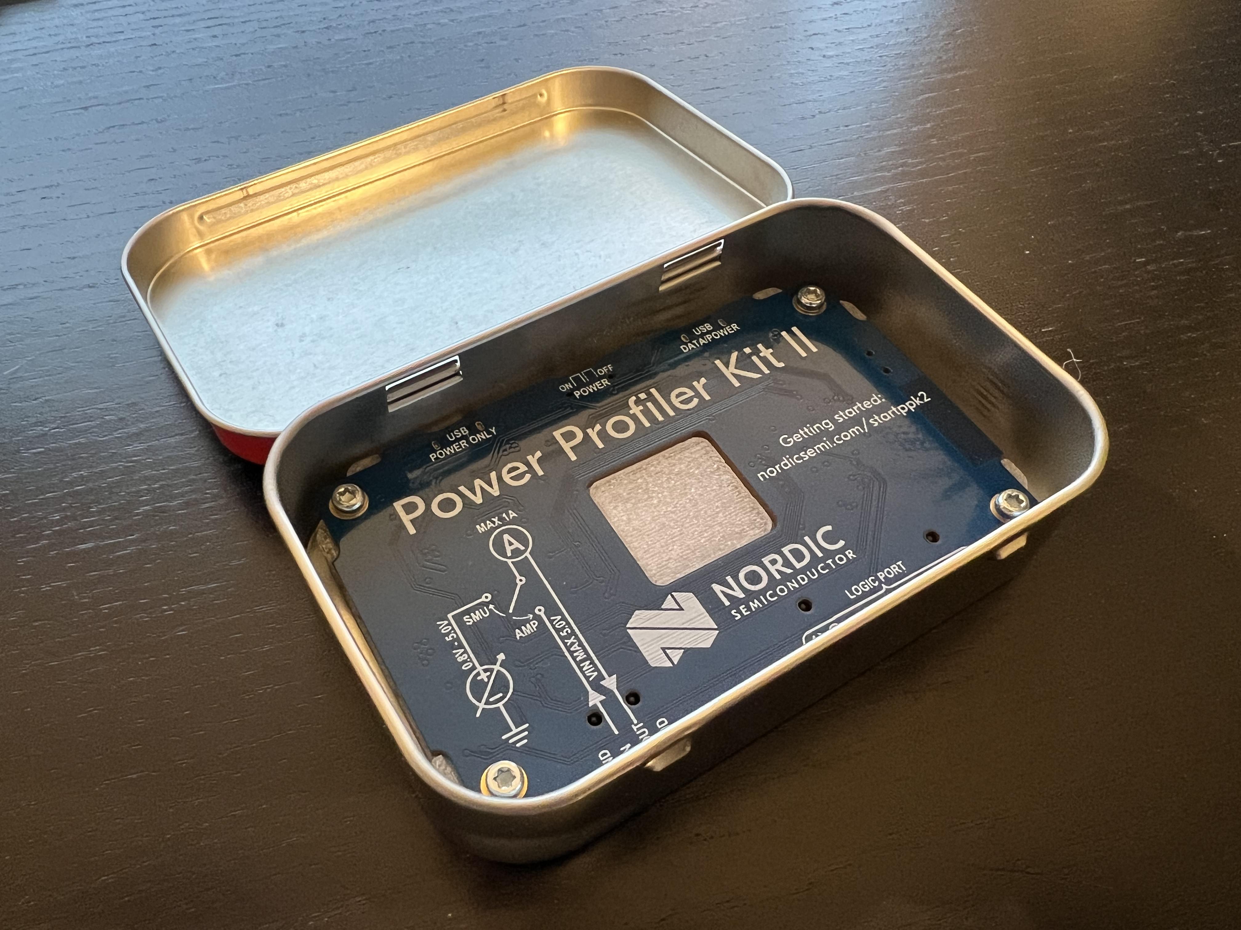 Nordic Power Profiler Kit Ii Ppk2 Housing Altoids Tin Tailored By Gatcode Download Free