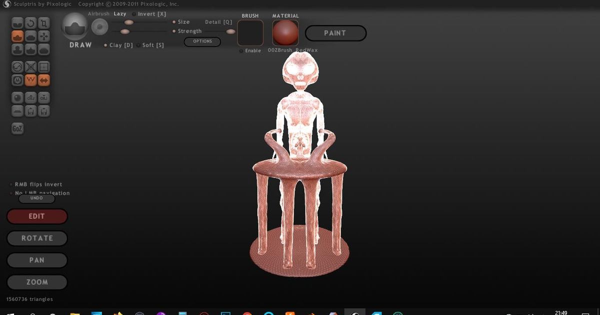 alien with consol by Max | Download free STL model | Printables.com