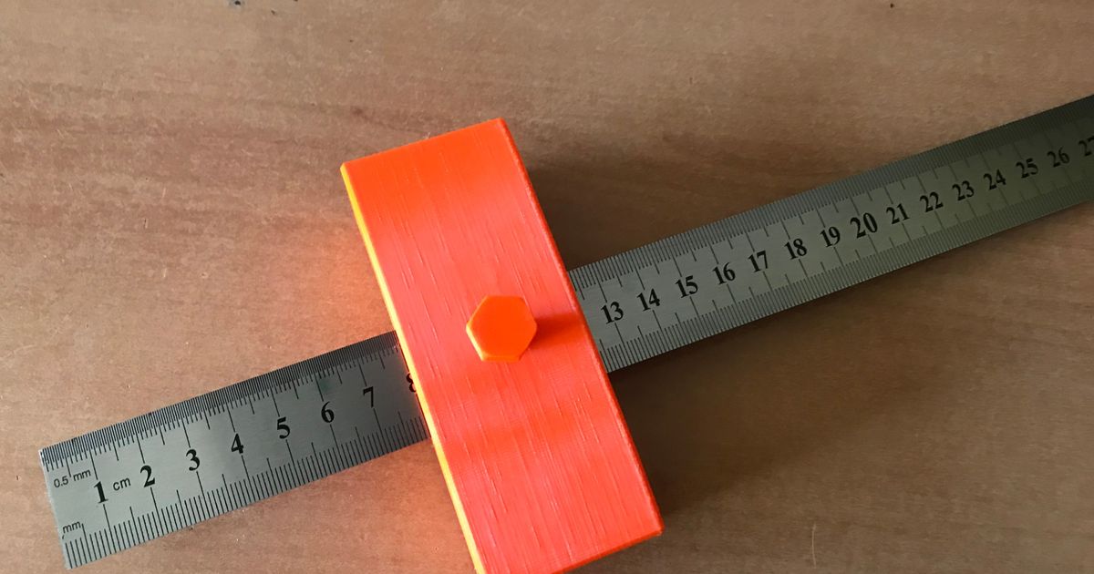 Ruler stop by Diastako | Download free STL model | Printables.com