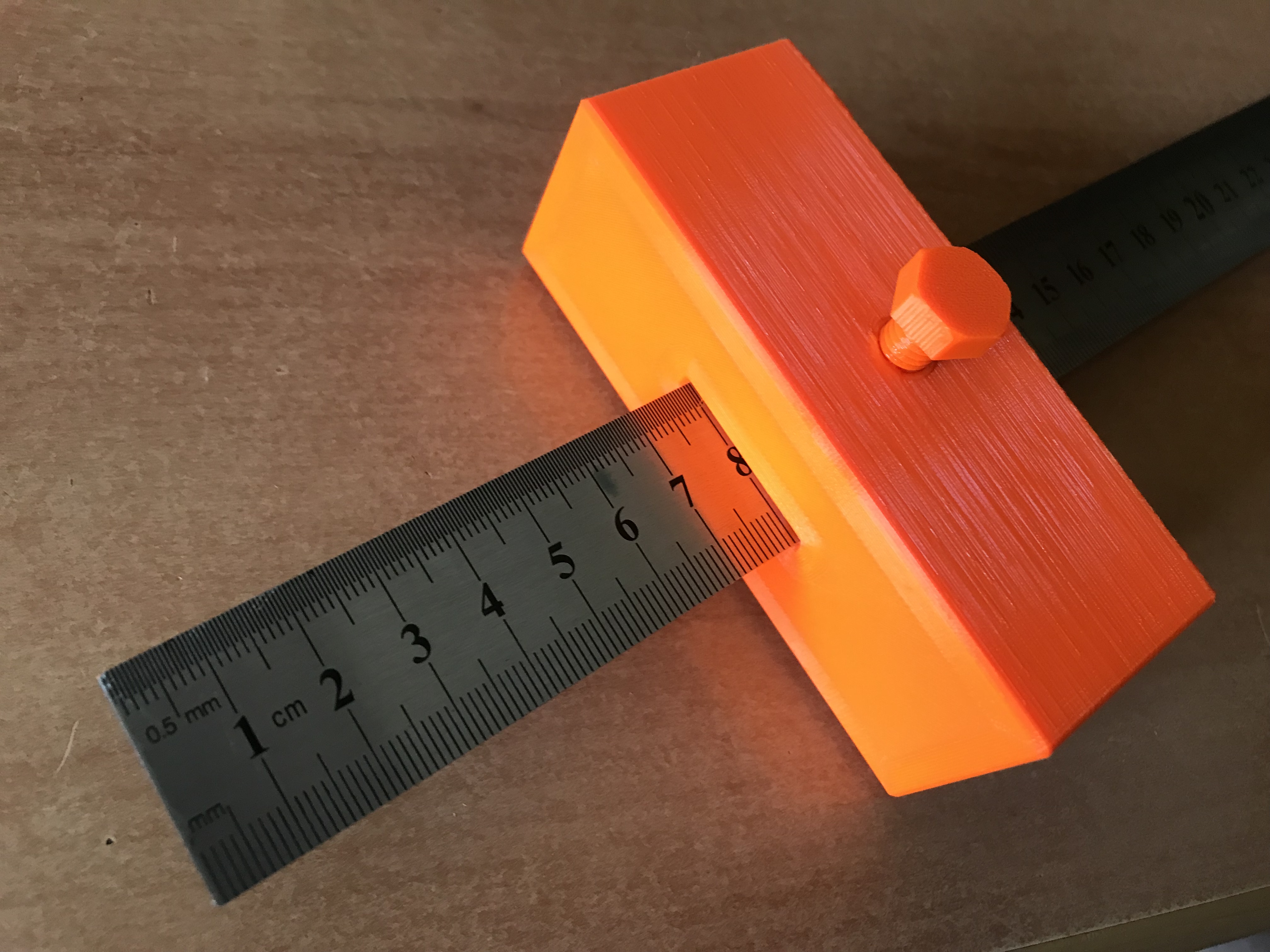 Ruler stop by Diastako | Download free STL model | Printables.com