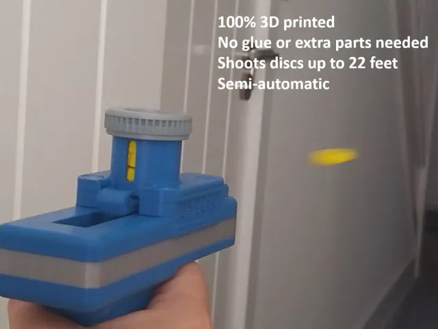 Disc Shooter Mk4 by ma-unique | Download free STL model | Printables.com