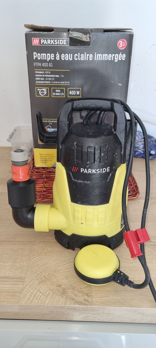 Parkside PTPK 400 A1 water Pump - Adapter (G1½) or (BSP 1½) to Gardena ...