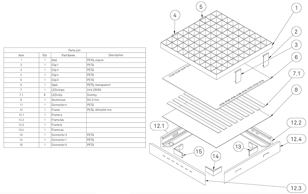 LED Softbox Light With Grid by cewo | Download free STL model ...