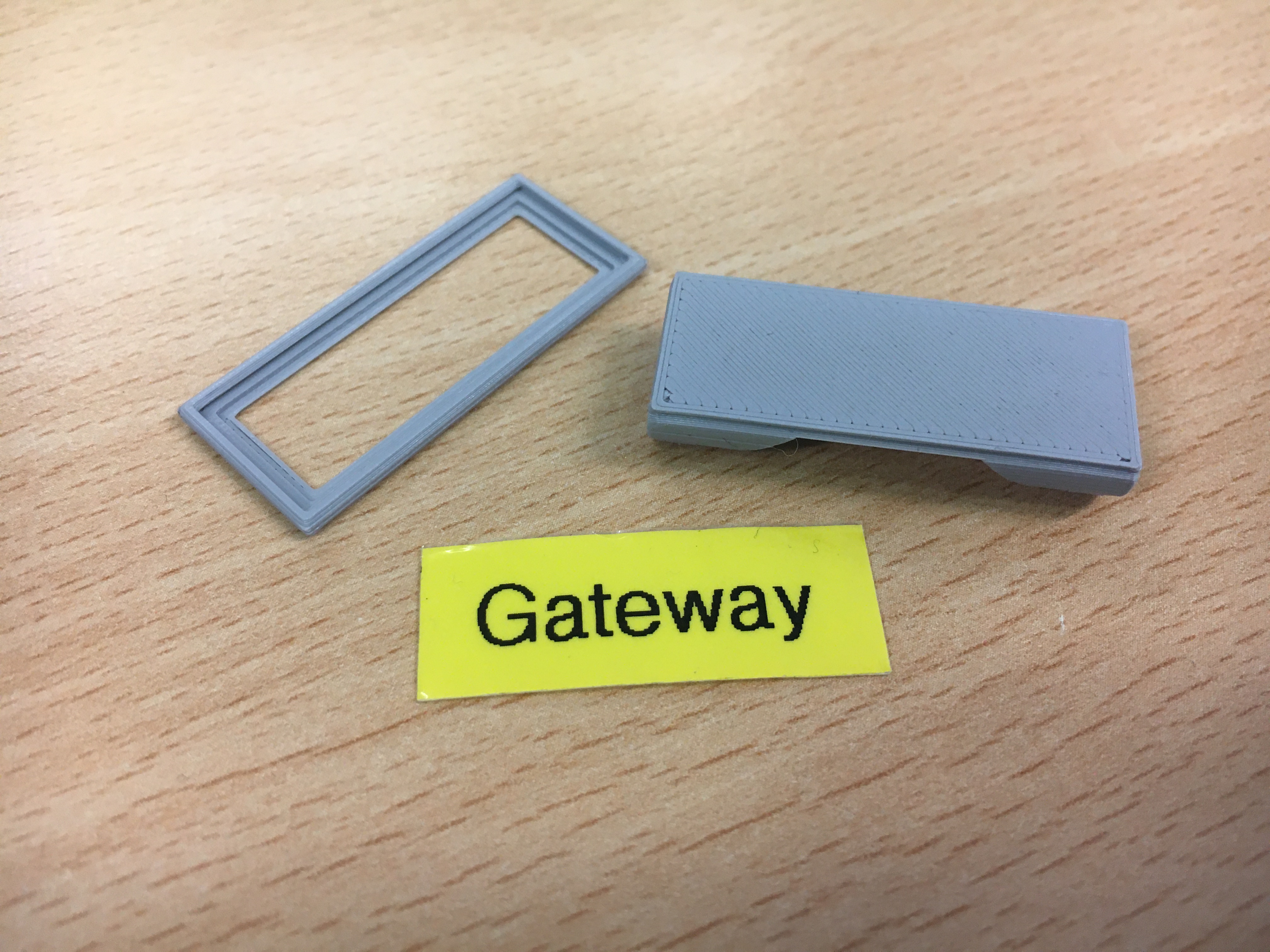Parametric Cable Label / Tag holder for Ethernet, network, USB, PC ...