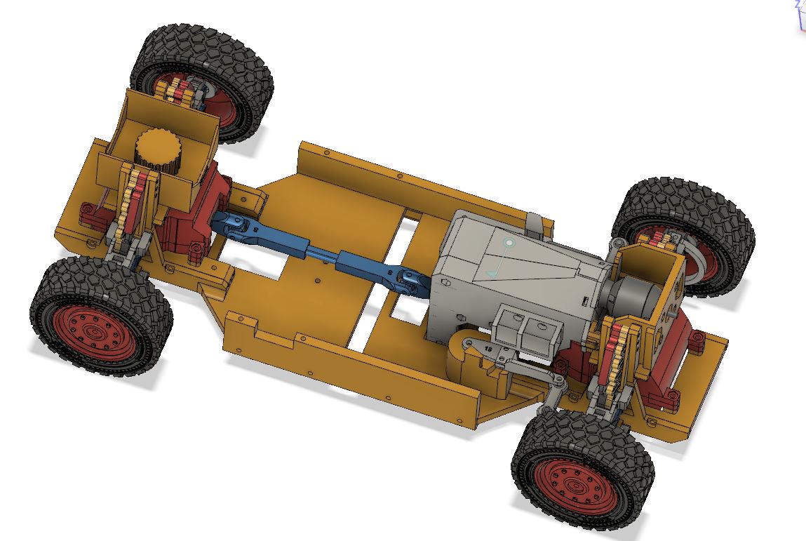 RC Car V2 (almost) fully printed by Prism08 | Download free STL model ...