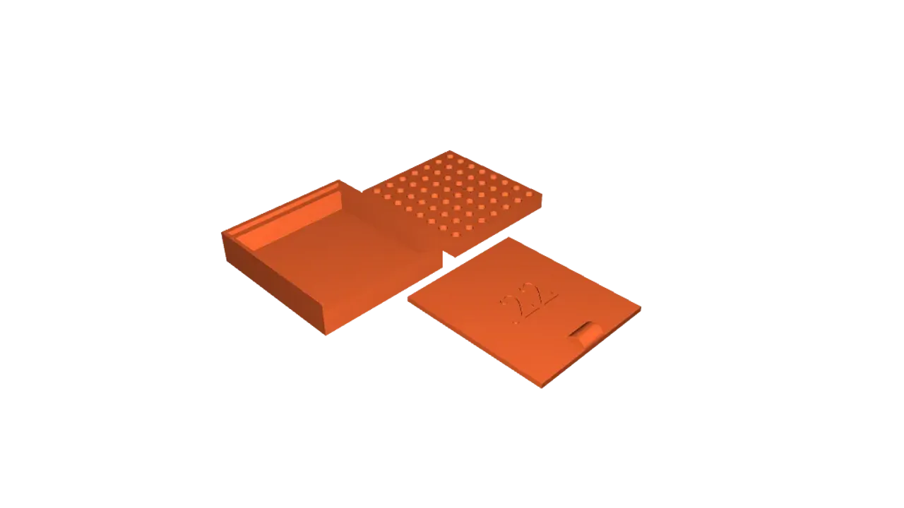 Air rifle Pellet box 5.5 mm by Isak welman | Download free STL model ...