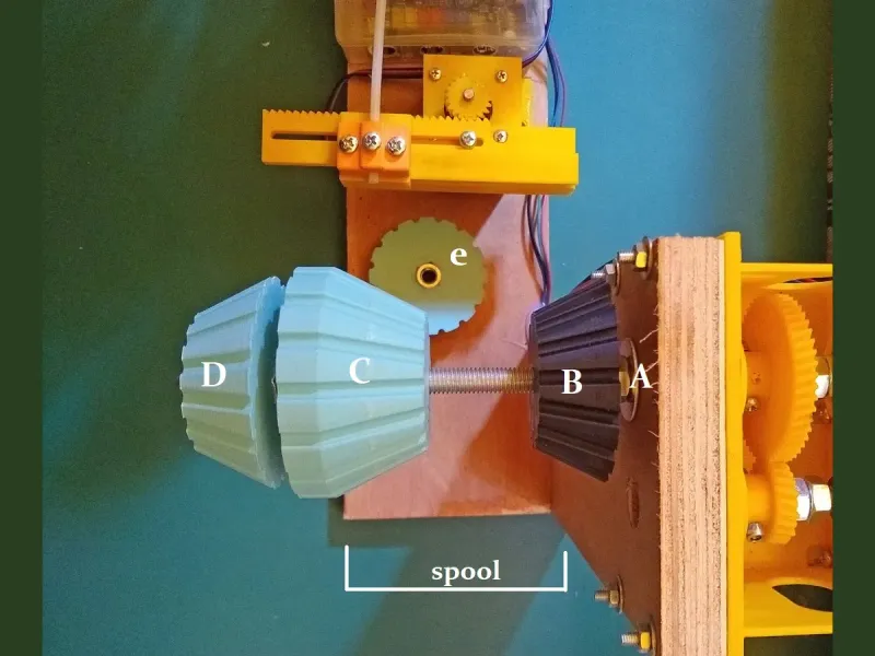 Respooler v0.1, Rewind your filament by Coat | Download free STL model ...