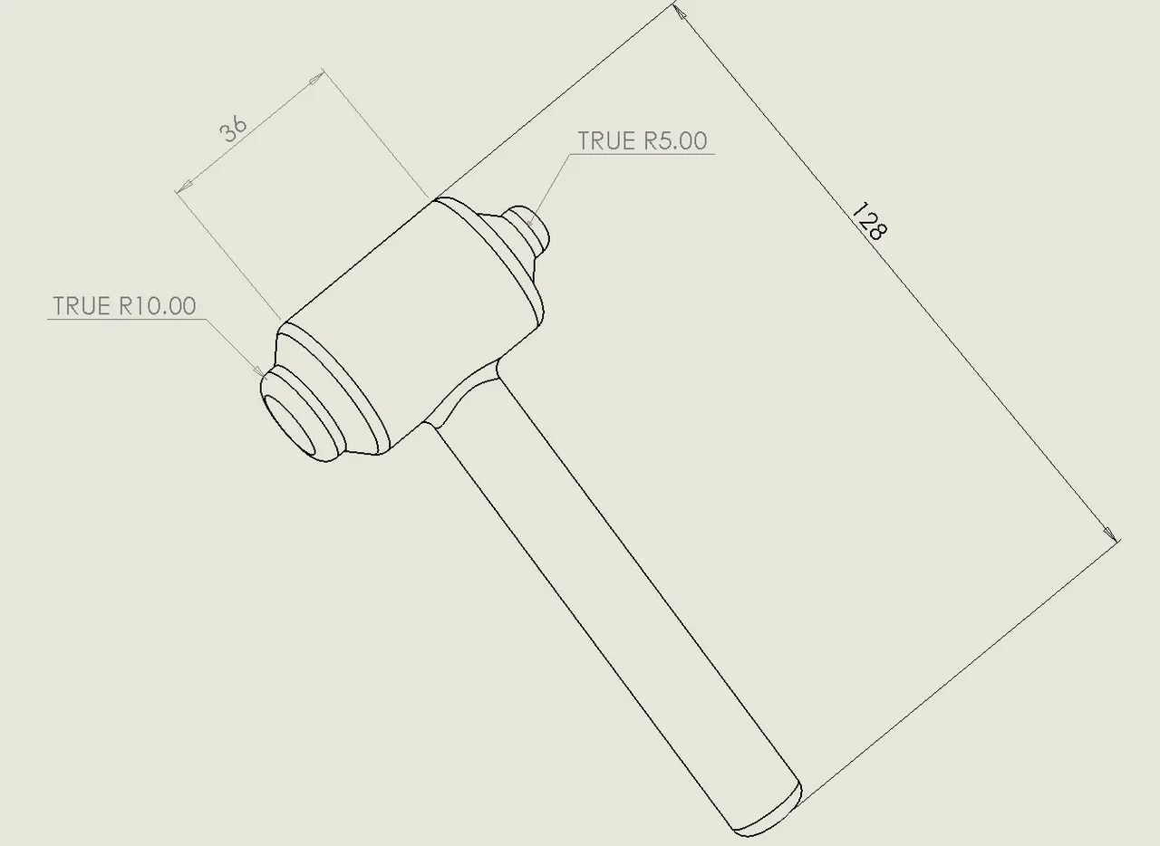 Small 3D Printed Hammer by Jbcdu87 | Download free STL model ...