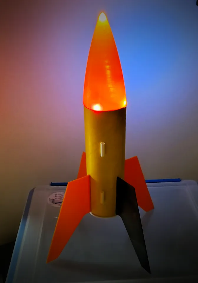 Pringles Can Rocket by Dan | Download free STL model | Printables.com