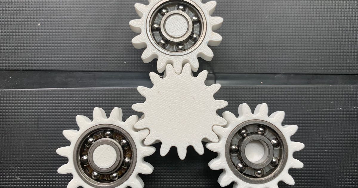 Planetary Gear Spinner by Pending Progress | Download free STL model ...