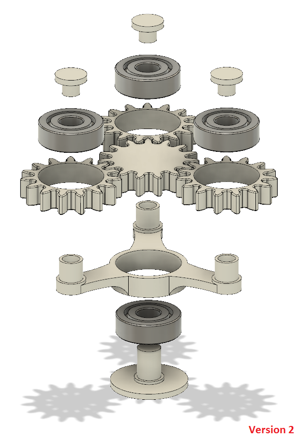 Planetary Gear Spinner by Pending Progress | Download free STL model ...