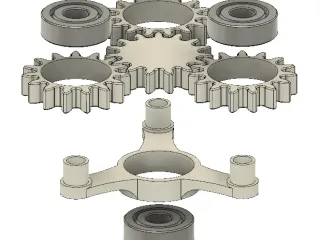 Planetary Gear Spinner by Pending Progress | Download free STL model ...