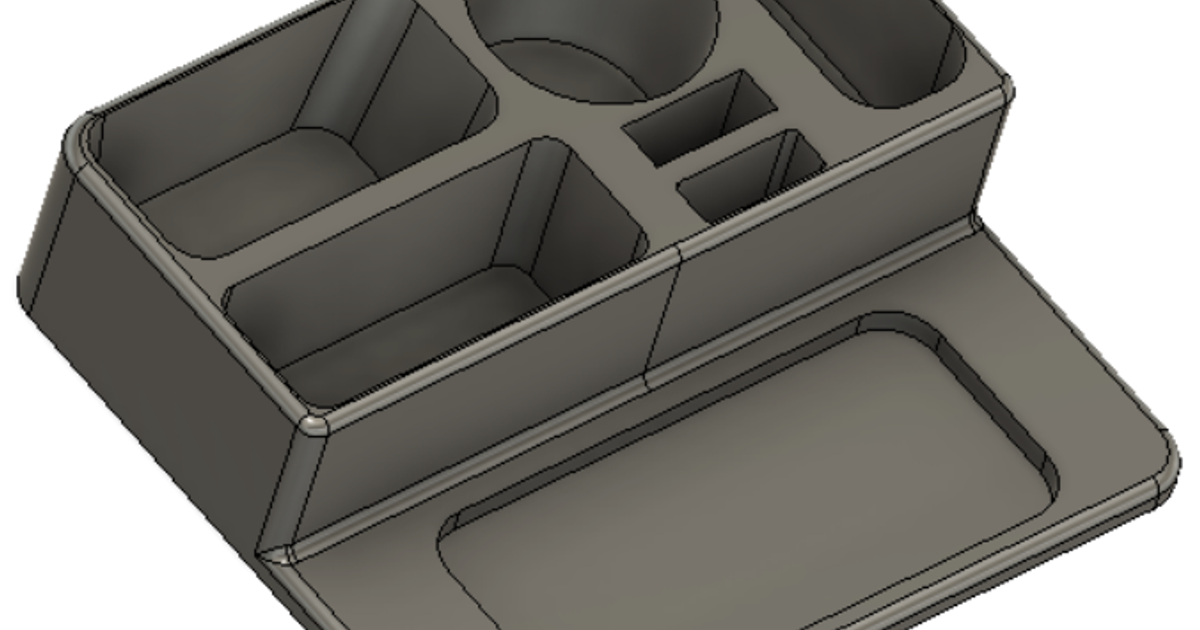 Shaving Caddy by Damien Rivera | Download free STL model | Printables.com