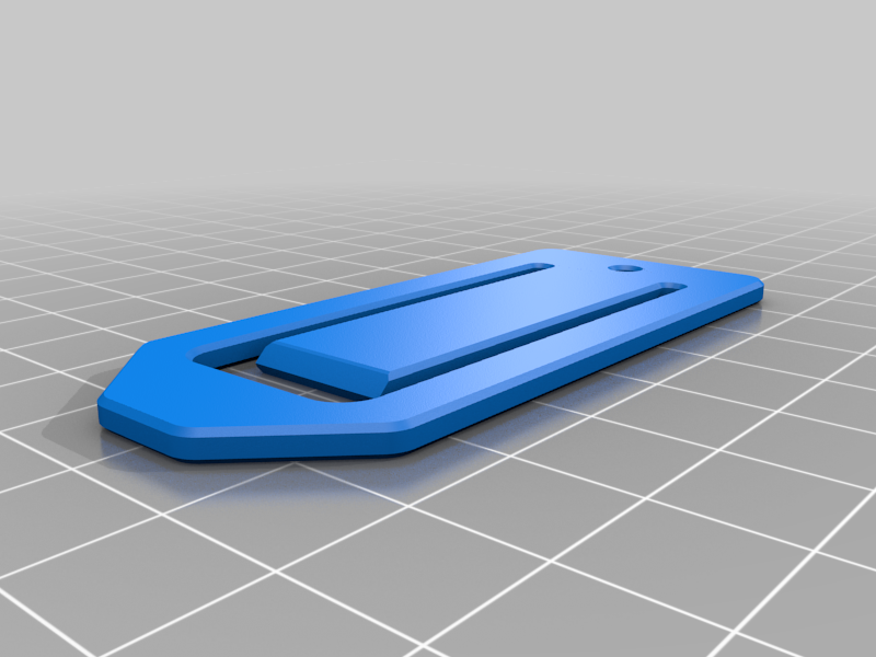 Paperclip/Bookmark with mounting hole by GeertL | Download free STL ...