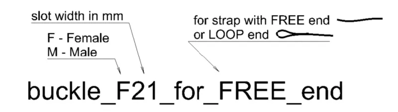 Robust BUCKLES by rorys3D | Download free STL model | Printables.com