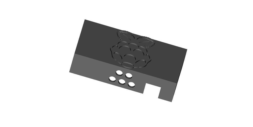 Raspberry Pi Zero W Enclosure Cw Logo By 1cm69 Download Free Stl Model